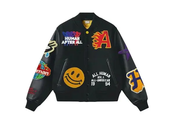 ALL HUMAN College Dropout Og Varsity Jacket