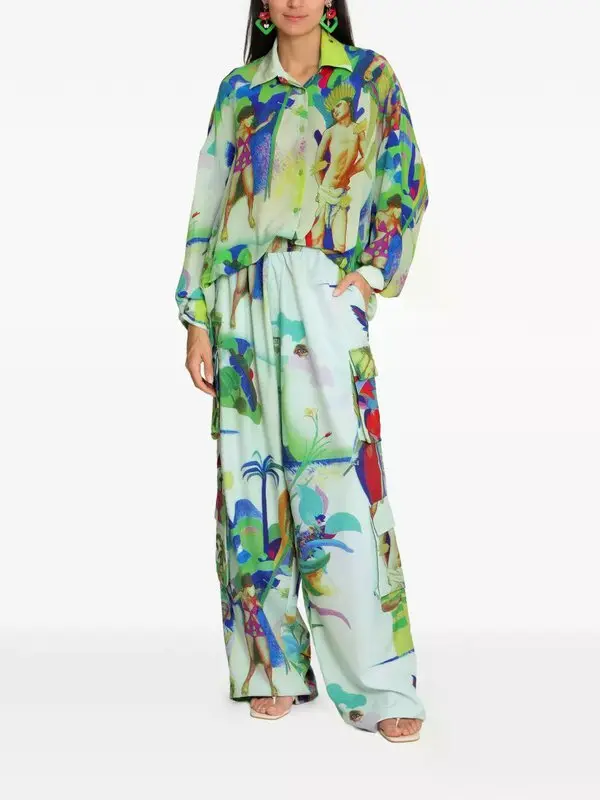 AMIR SLAMA Printed Shirt