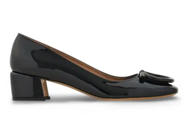 FERRAGAMO Maxi Gancini Pumps - Black