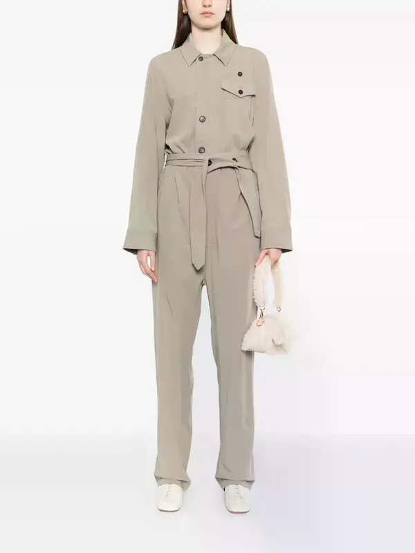 SETCHU Buttoned Jumpsuit With Belt