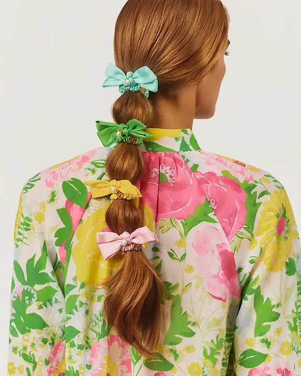 LILLY PULITZER Mini Bow Scrunchie Set