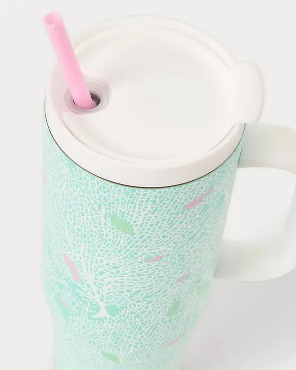 Lilly Pulitzer® 30 Oz Stainless Steel Tumbler With Handle