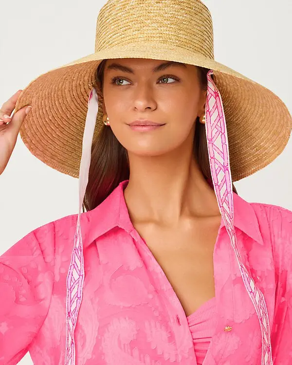 LILLY PULITZER Darbie Straw Hat