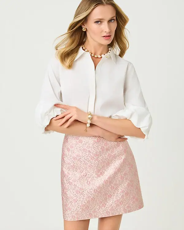 LILLY PULITZER The Bubble Sleeve Lilly Shirt