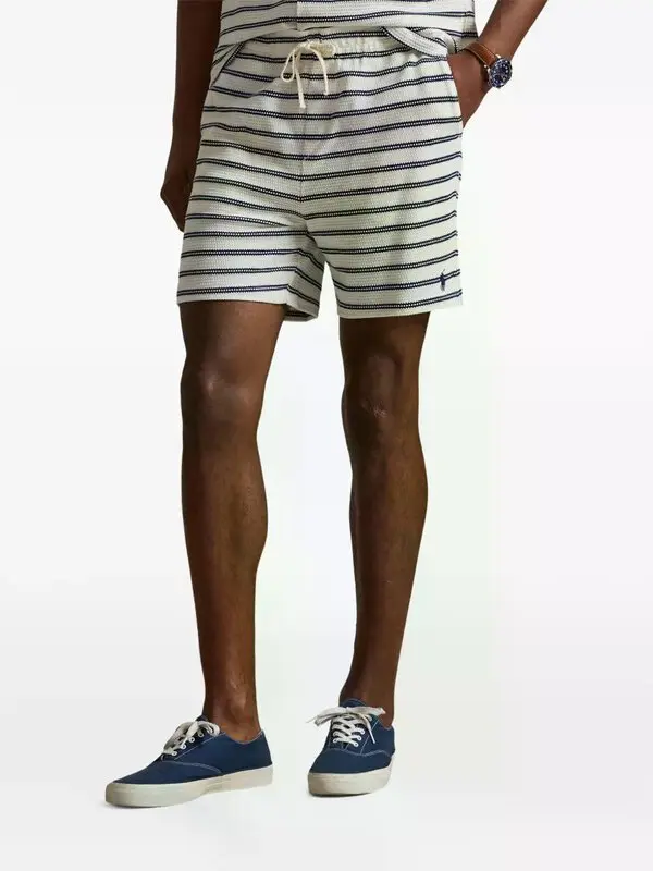 Polo Ralph Lauren Striped Drawstring Shorts - Neutrals