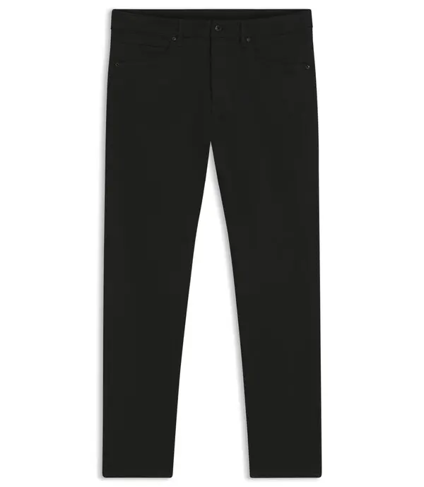 BOSS Porsche X Tapered-fit Stretch Denim Pants - Black