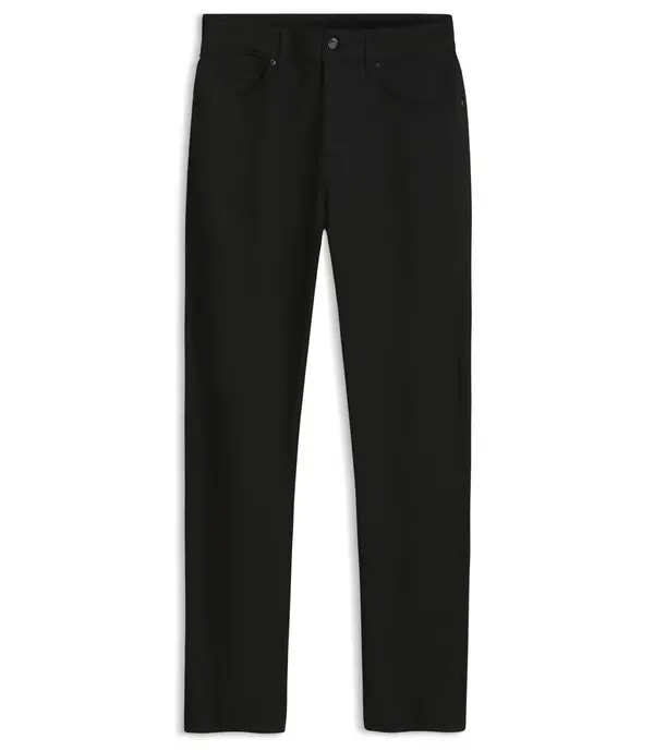 BOSS Porsche X Tapered-fit Stretch Denim Pants - Black
