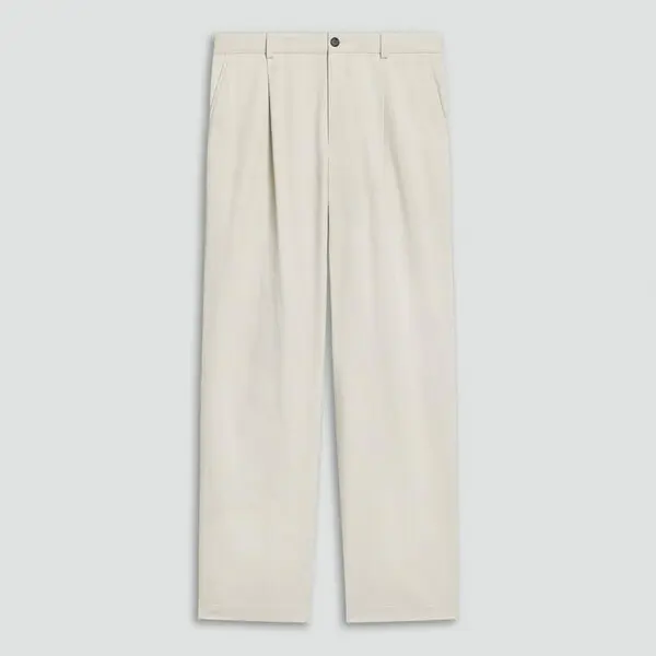 Theory Relaxed Pleat Pant - Silver Cloud