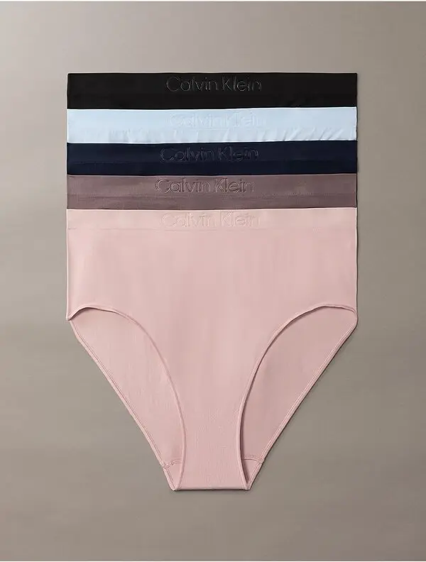 Calvin Klein Bonded Flex Seamless 5-pack Bikini Brief - Shoreline Multi