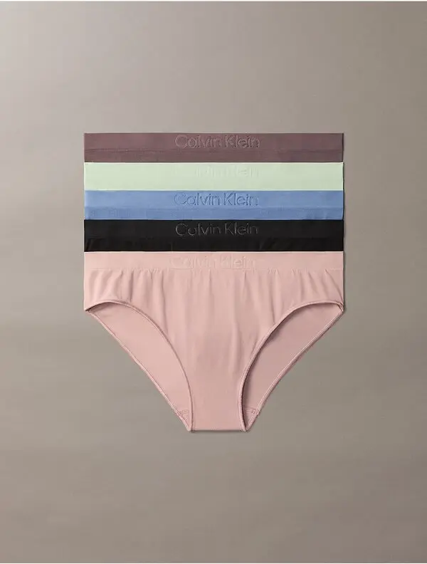 Calvin Klein Bonded Flex Seamless 5-pack Bikini Brief - Sparrow Multi