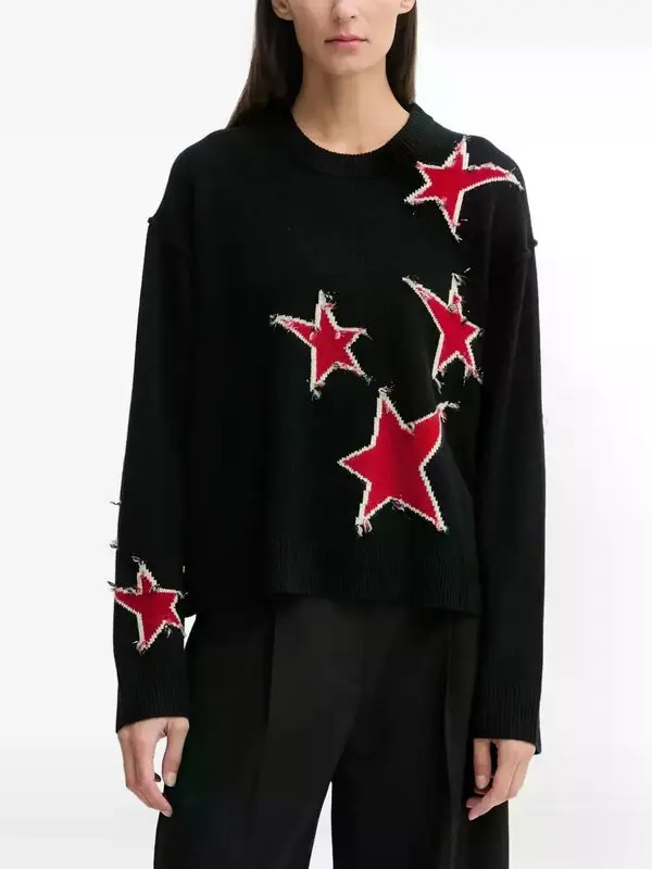 Zadig&Voltaire Markuz Star-motif Sweater - Black