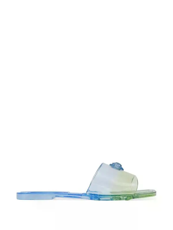 Kurt Geiger Maddison Logo-patch Slides - Blue