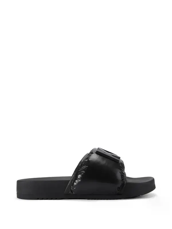Kurt Geiger Lettering Slides - Black