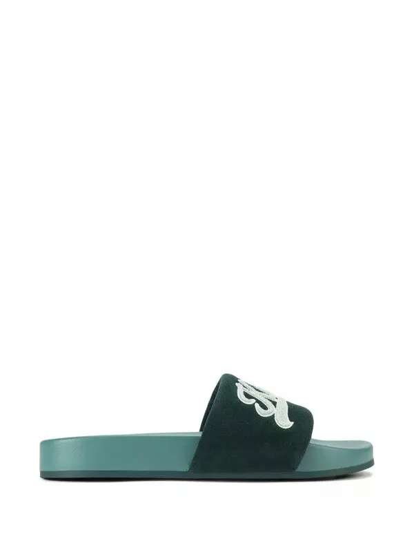 Kurt Geiger Suede Slides - Green