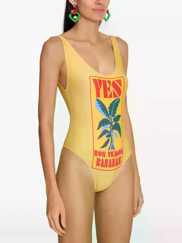 AMIR SLAMA Printed One-piece Swimsuit