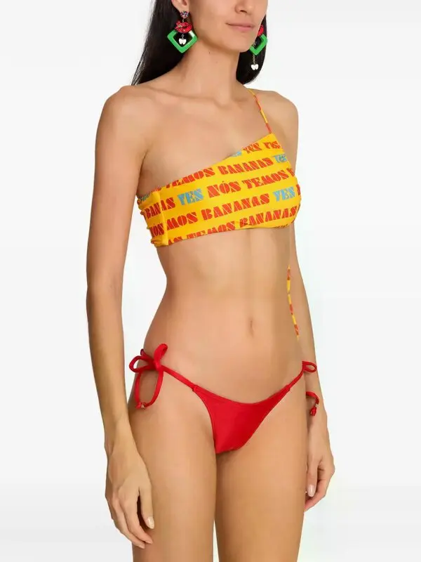 AMIR SLAMA Tie-strap Printed Bikini