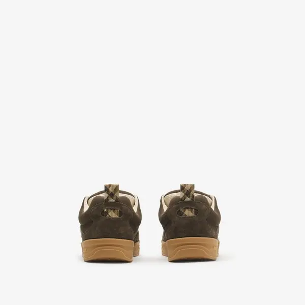 Burberry Suede And Mesh Arc Sneakers