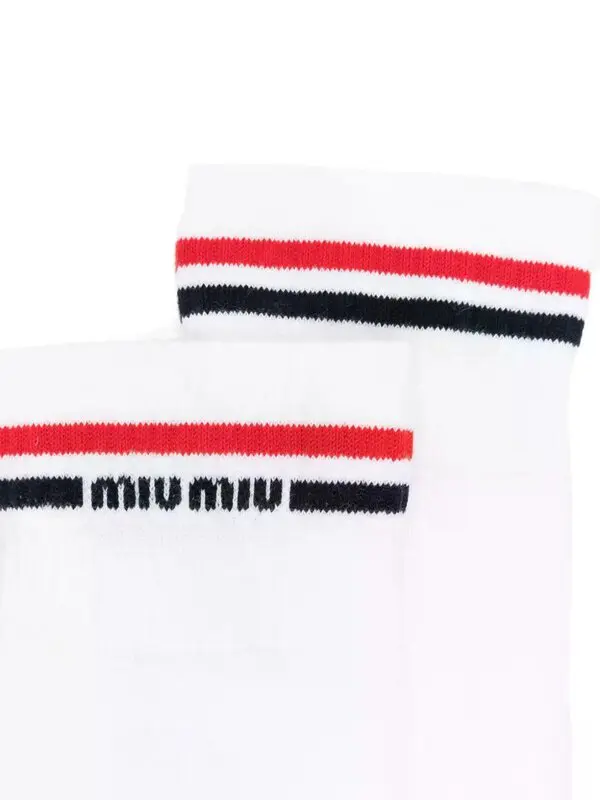Miu Miu Stripe-detail Socks
