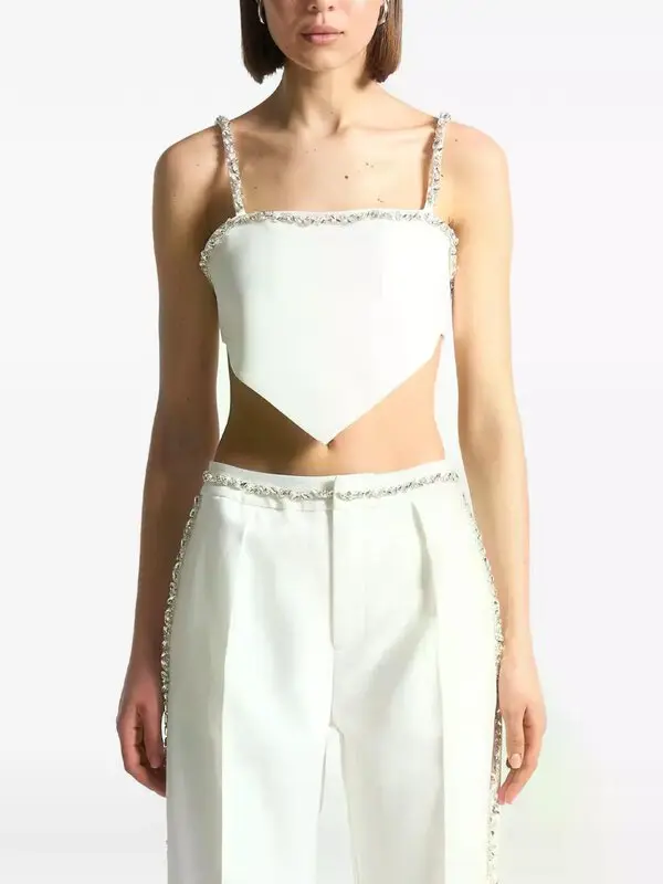 Manière De Voir Eloise Embellished Top - White