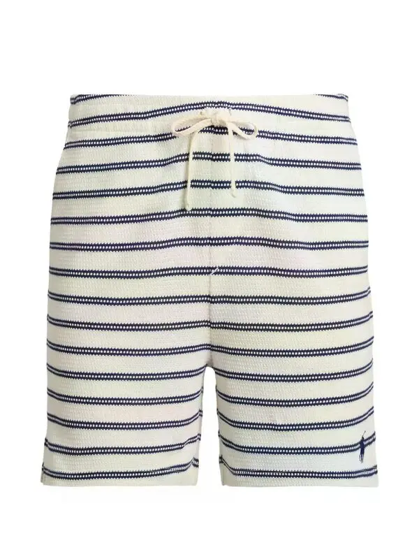 Polo Ralph Lauren Striped-pattern Drawstring Shorts