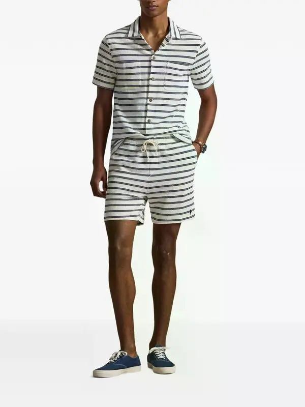 Polo Ralph Lauren Striped-pattern Drawstring Shorts