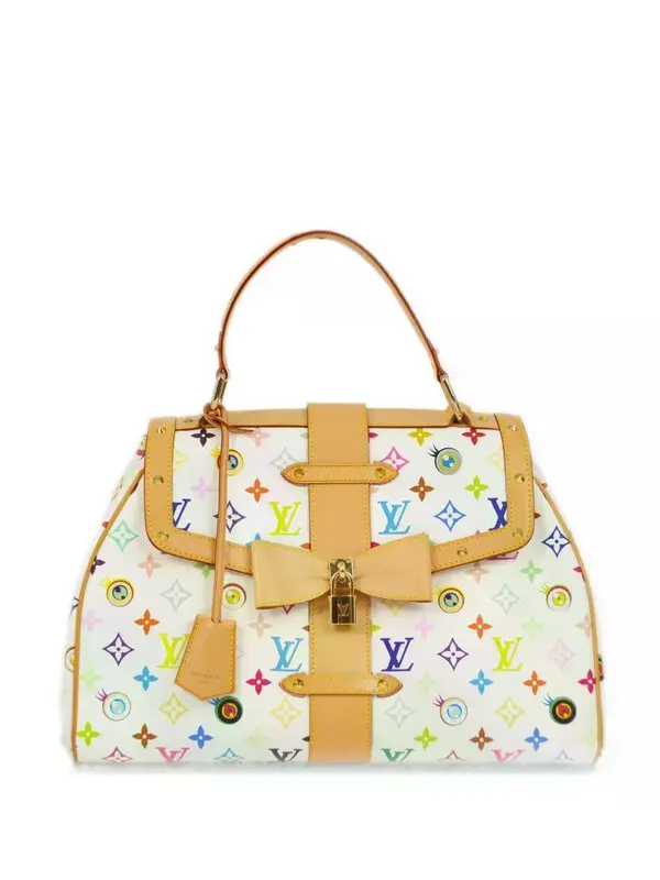 LOUIS VUITTON X Takashi Murakami 2003 Pre-owned Sac Retro Gm Handbag - White