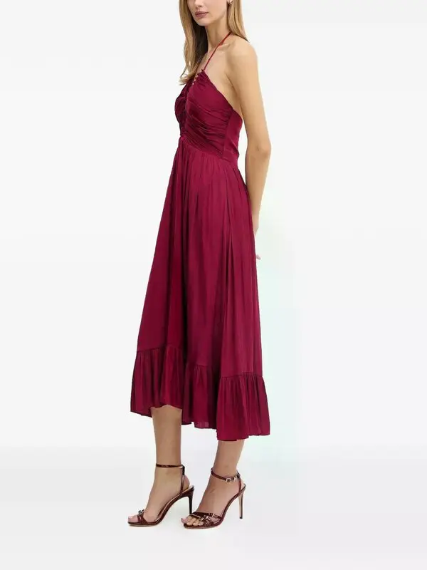 MORGAN Ruffled-effect Midi Dress