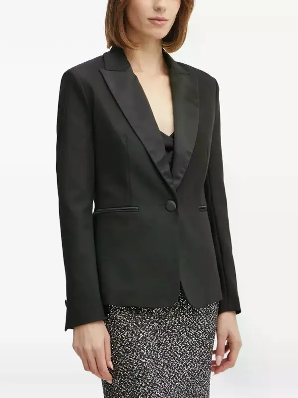 MORGAN Peak-lapel Buttoned Blazer