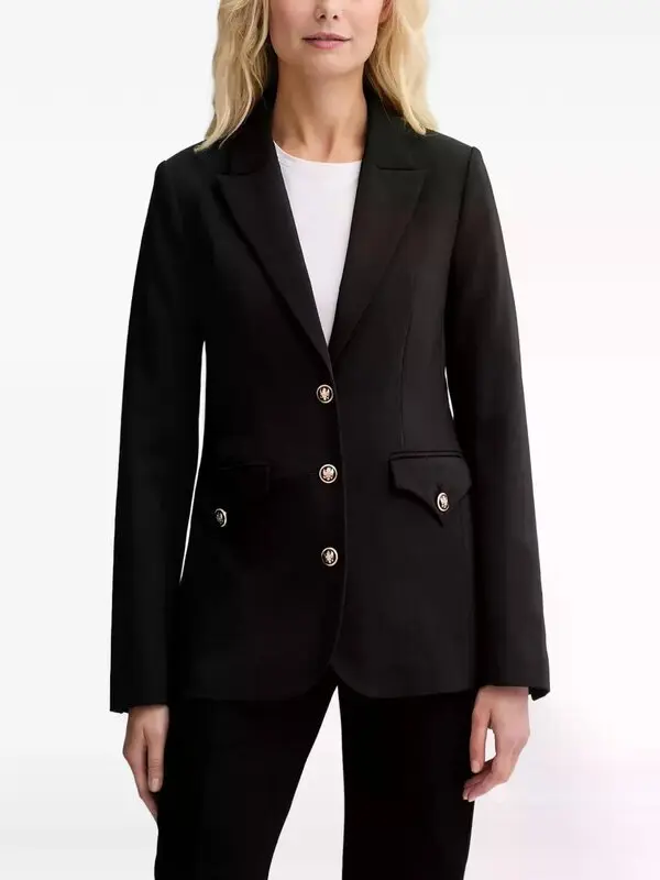 MORGAN Buttoned Flap-pocket Blazer