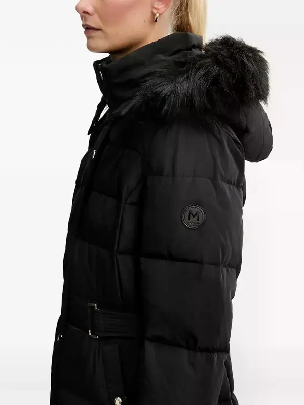MORGAN Quilted Hooded Coat