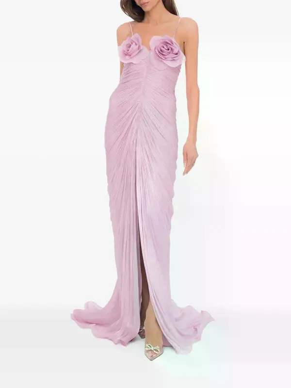 ANA RADU Gown With Floral Detail - Pink