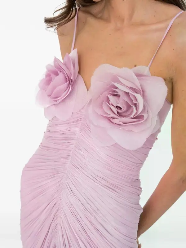 ANA RADU Gown With Floral Detail - Pink