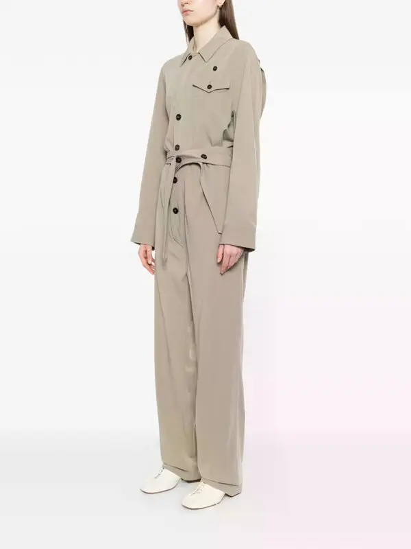 SETCHU Button Belted Jumpsuit