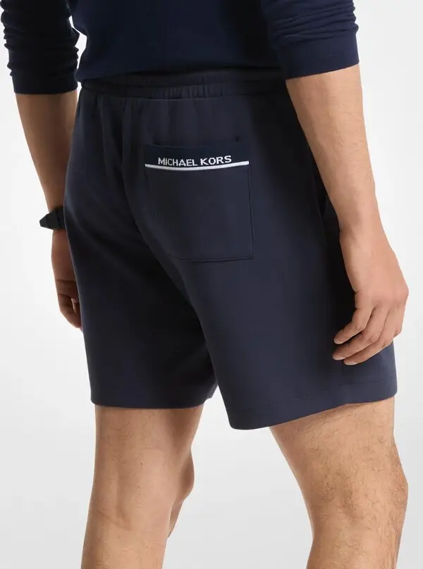 Michael Kors Logo Pocket Cotton Blend Shorts