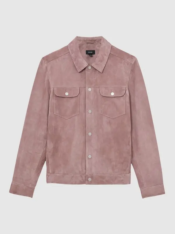 REISS Sliken Suede Jacket