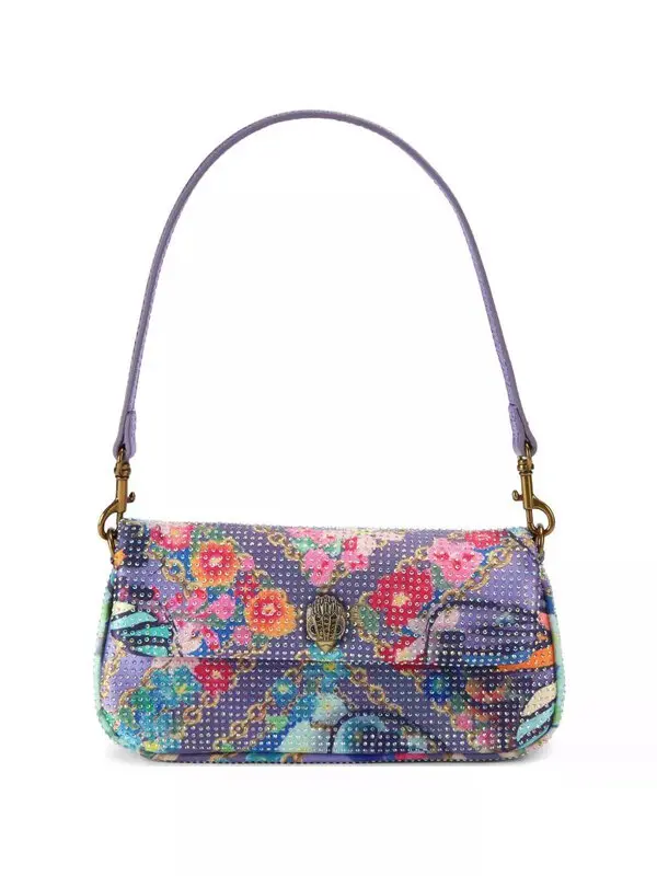 Kurt Geiger Pickle Floral-pattern Shoulder Bag - Purple
