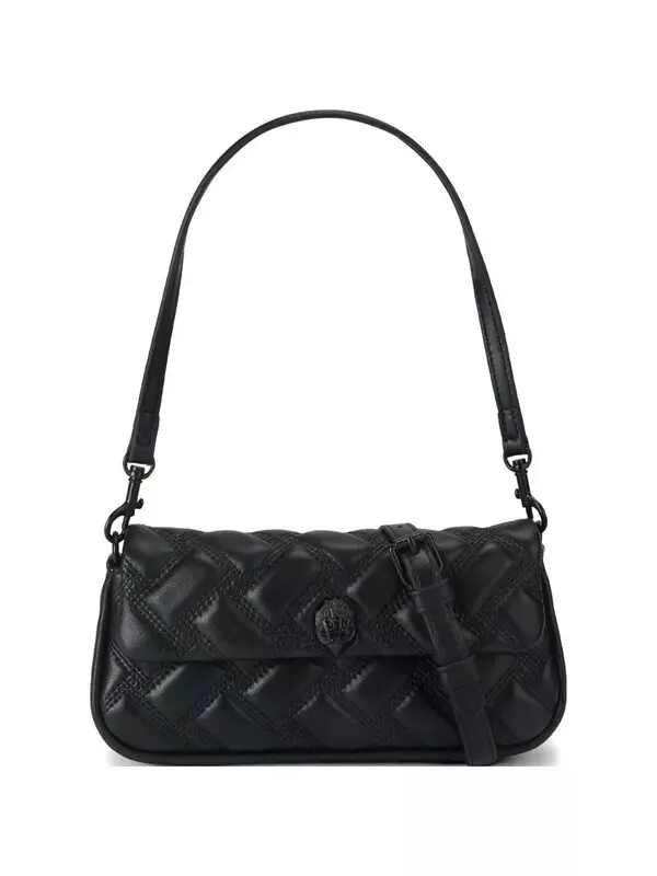 Kurt Geiger Pickle Drench Quilted Leather Tote Bag - Black