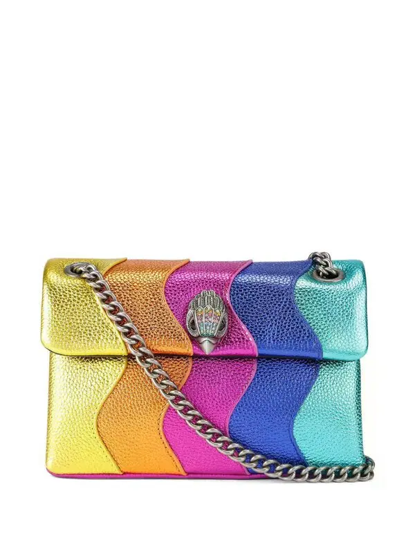 Kurt Geiger Mini Kensington Multicolour-wave Shoulder Bag - Pink