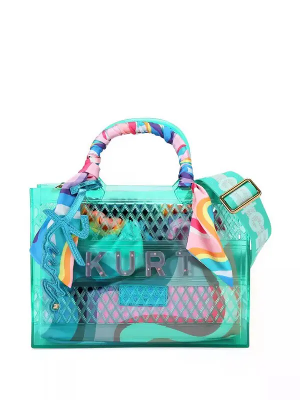 Kurt Geiger Small Jelly Tote Bag - Green