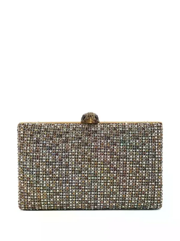 Kurt Geiger Crystal Kensington Clutch Bag - Gold