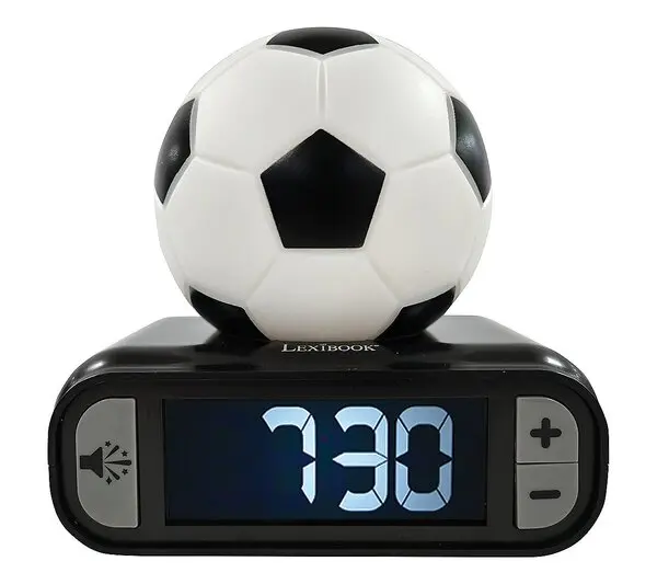 LEXIBOOK 3d Football Digital Alarm Clock With L Ight & Sounds - One-color