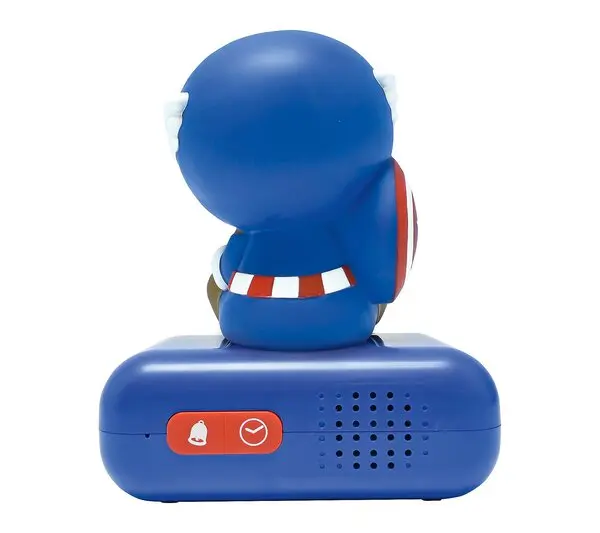 LEXIBOOK Captain America Alarm Clock With Light & Sounds