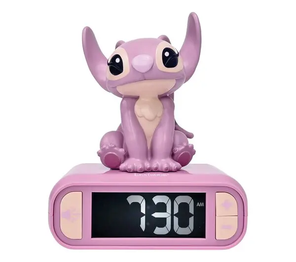 LEXIBOOK Angel Digital Alarm Clock With Light & Sounds