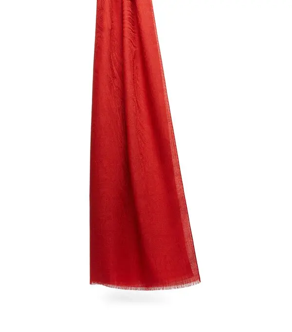 Max Mara Wool-silk Scarf - Red