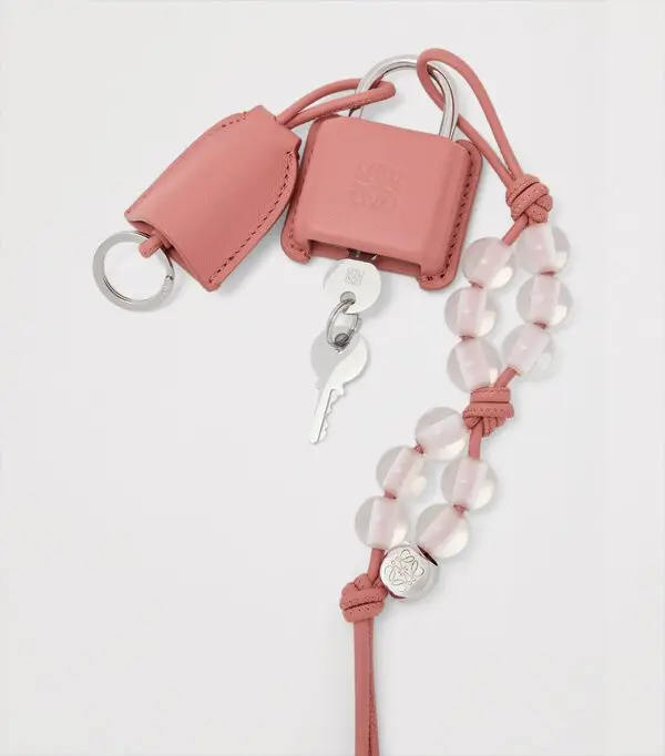 Loewe Leather Amazona Padlock Bag Charm