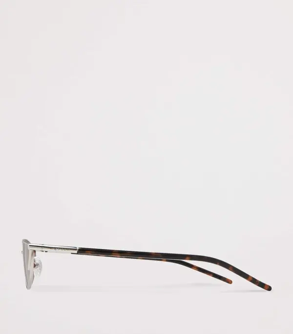 Alexander McQueen Tortoiseshell Oval Sunglasses
