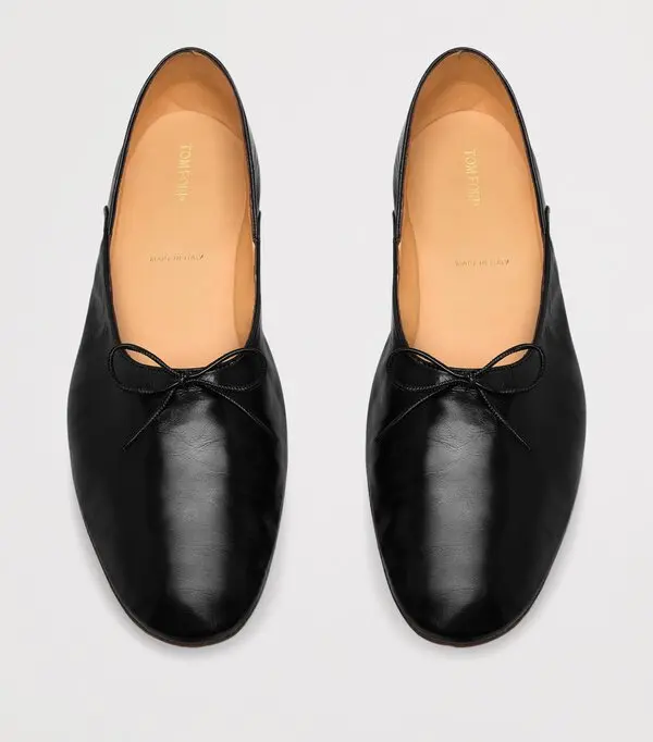 TOM FORD Leather Informal Slippers