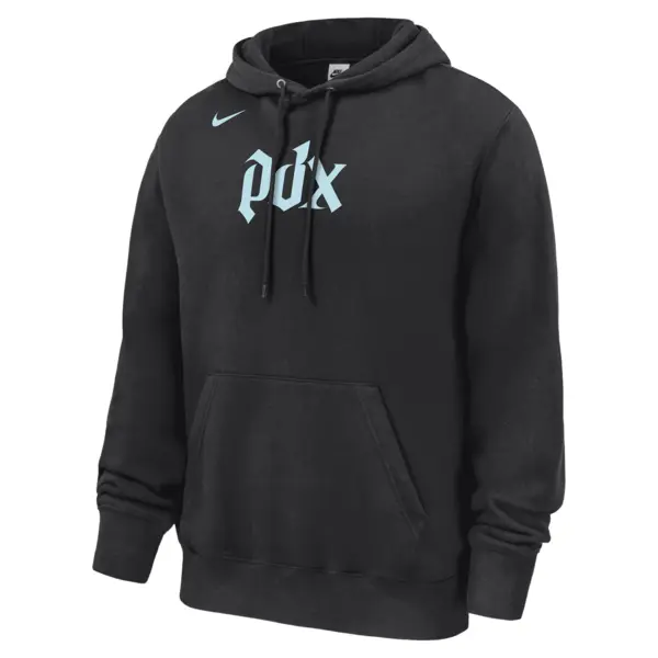 Nike Portland Fire Club Fleece Pullover Hoodie - Black