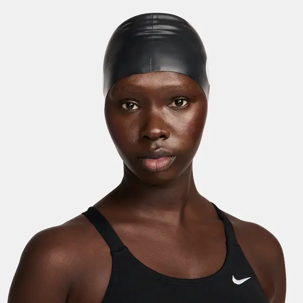 Nike Swim Big Swoosh Swim Cap - Black