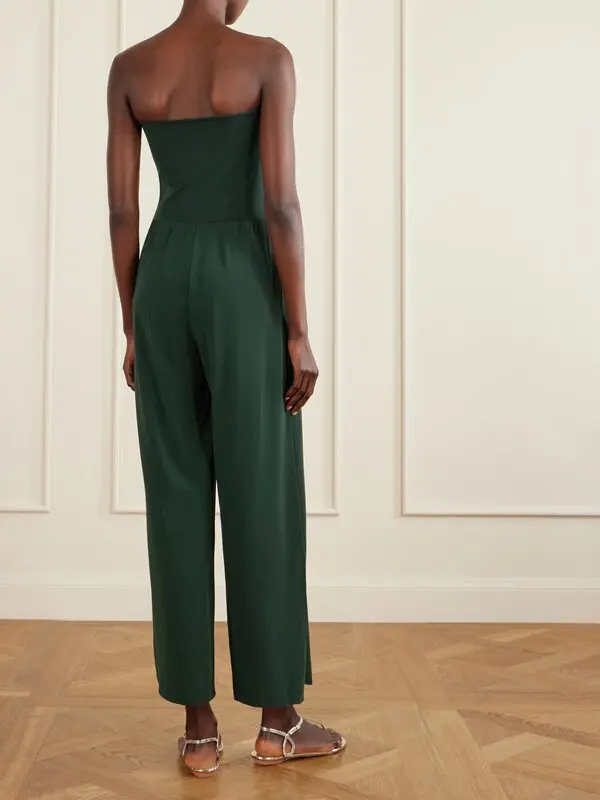 ERES Les Essentiels Dao Convertible Stretch-jersey Jumpsuit - Green